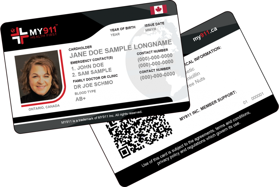 MY911 Wallet Card – MY911 Inc – Canada